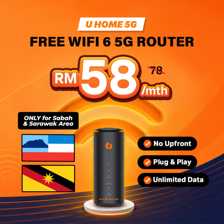 U Home 5G Borneo | U Mobile 5G Broadband in Sabah & Sarawak